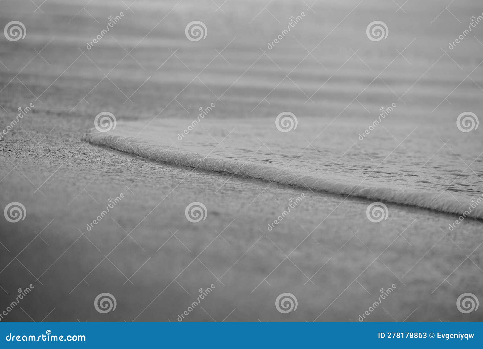 Wave on Sandy Beach. Background. Splash of Waves on the Sandy Beach ...