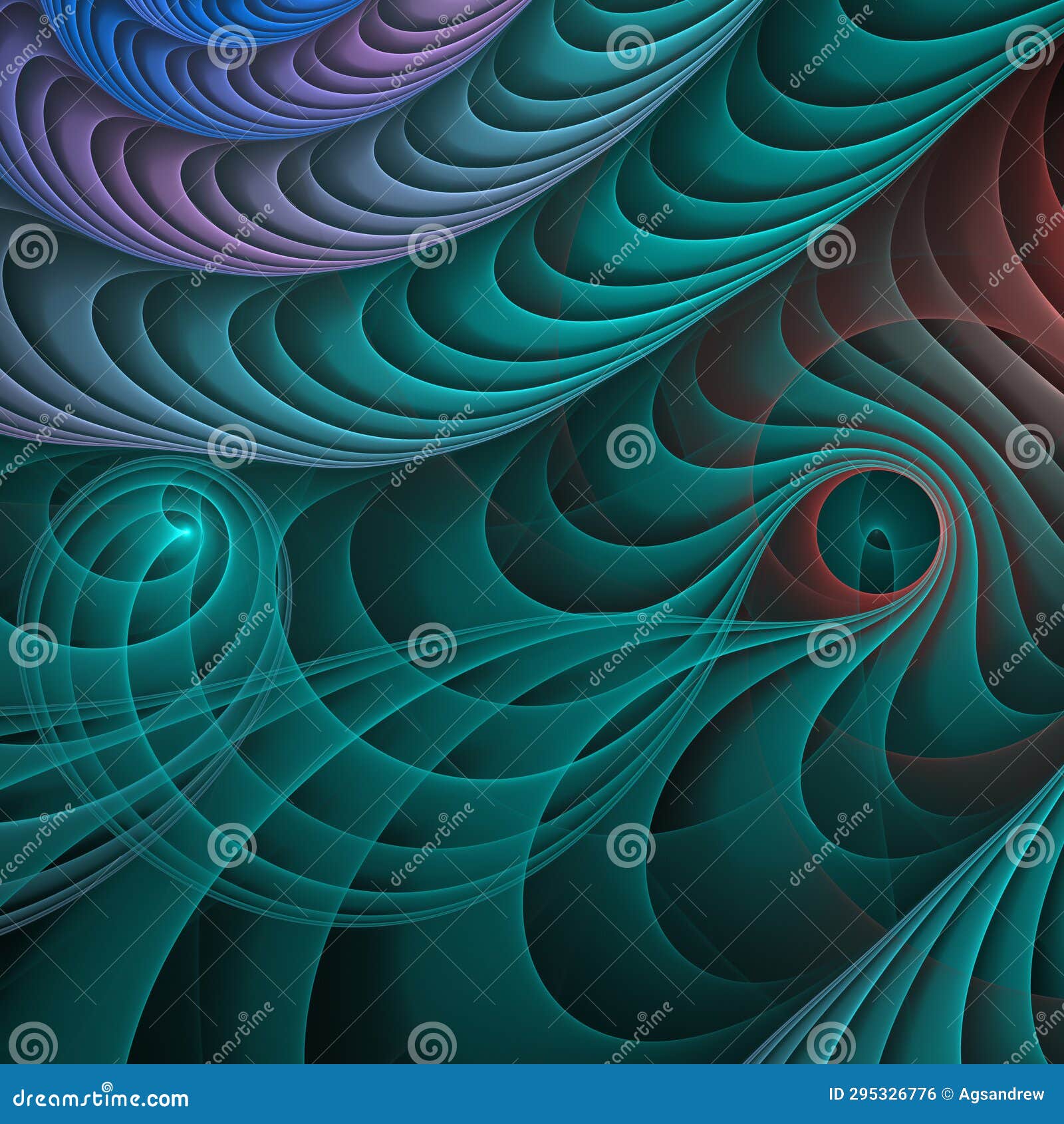 Wave Scattering stock illustration. Illustration of visualization ...