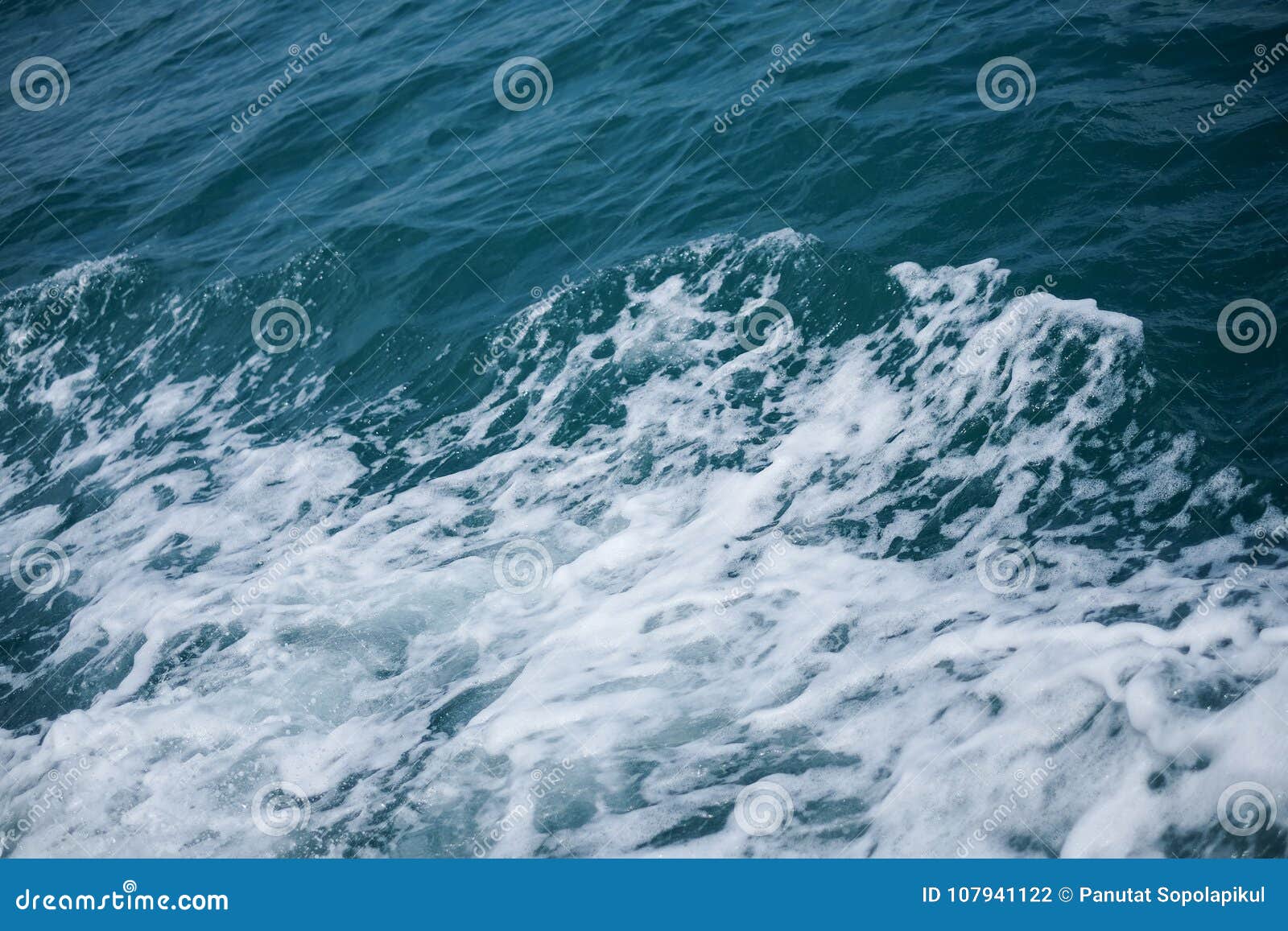 Wave in sea Splashing stock photo. Image of exotic, blue - 107941122