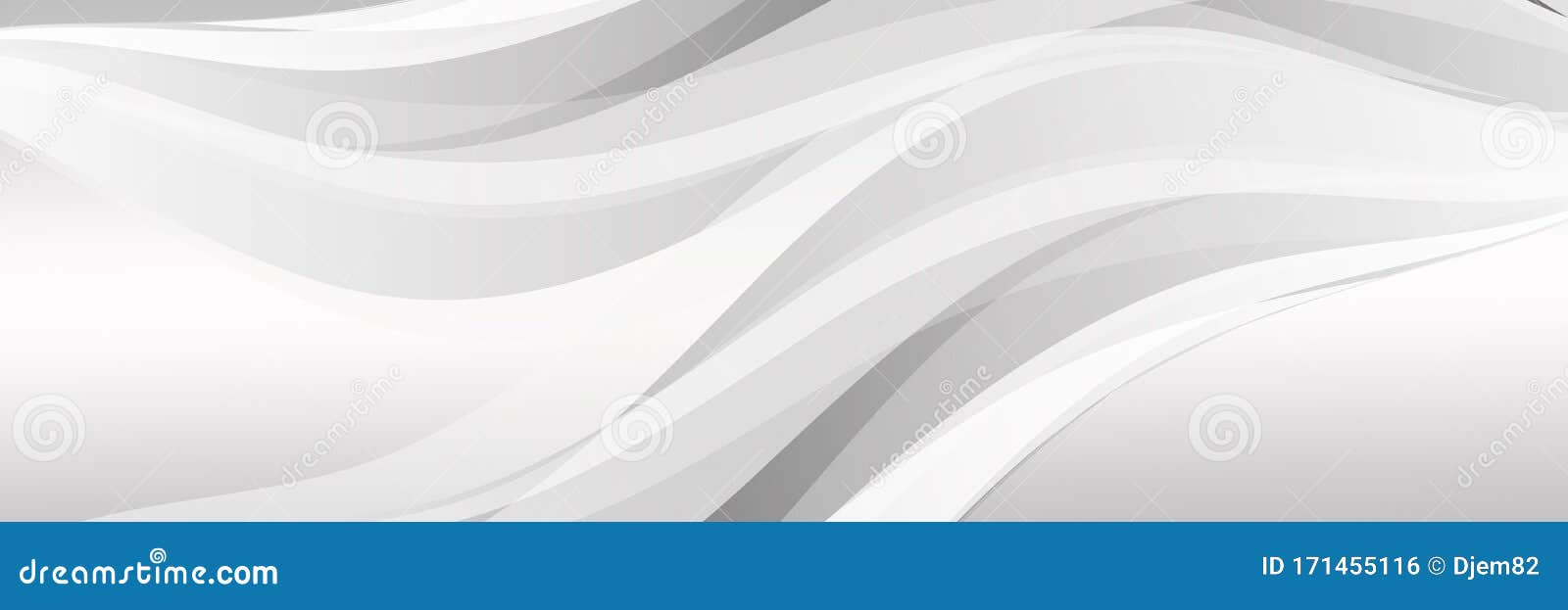 Wave with Shadow.Abstract Lines on a White Background. Stock ...