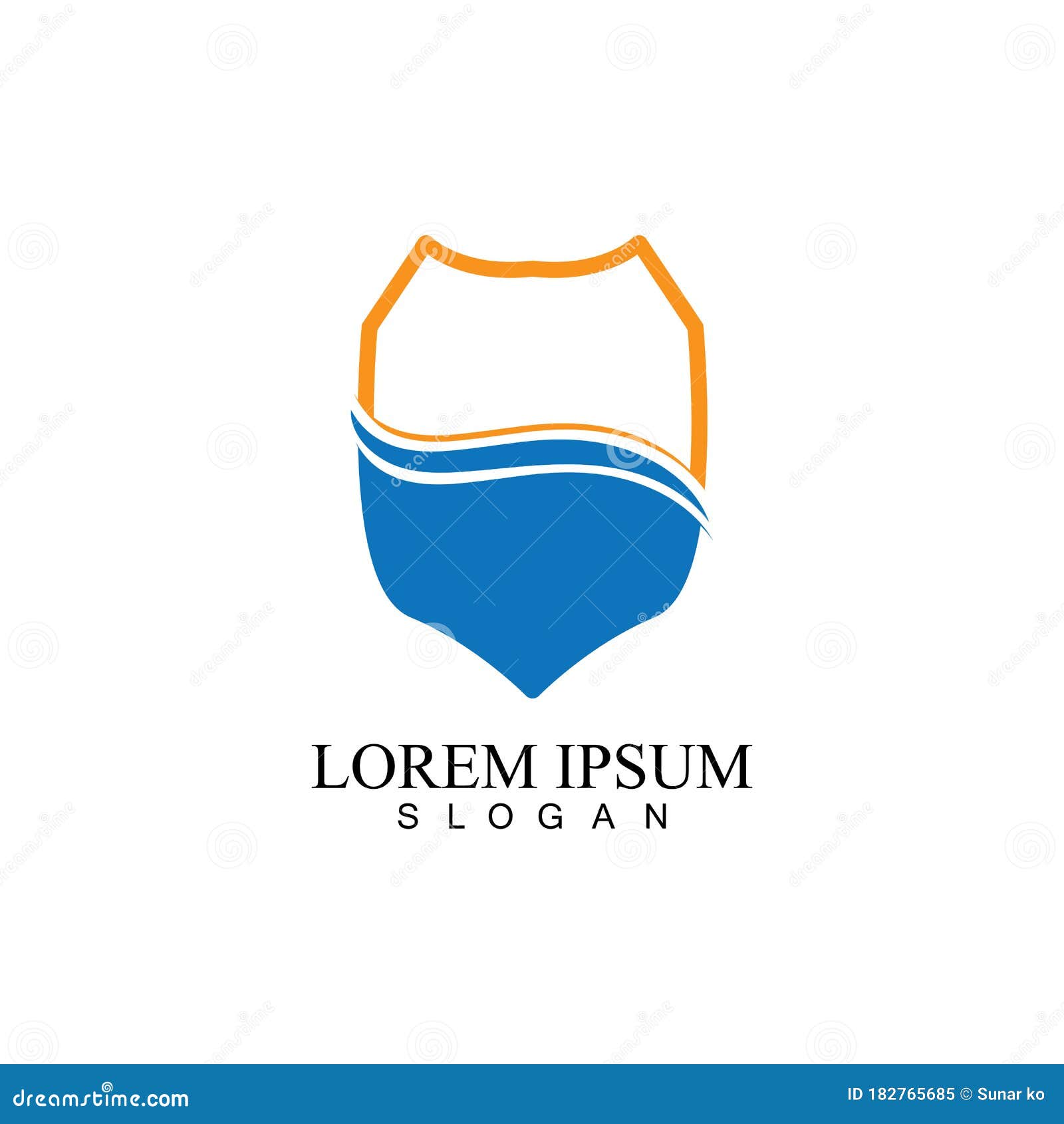 Wave Shield Logo Icon Design Stock Vector - Illustration of business ...