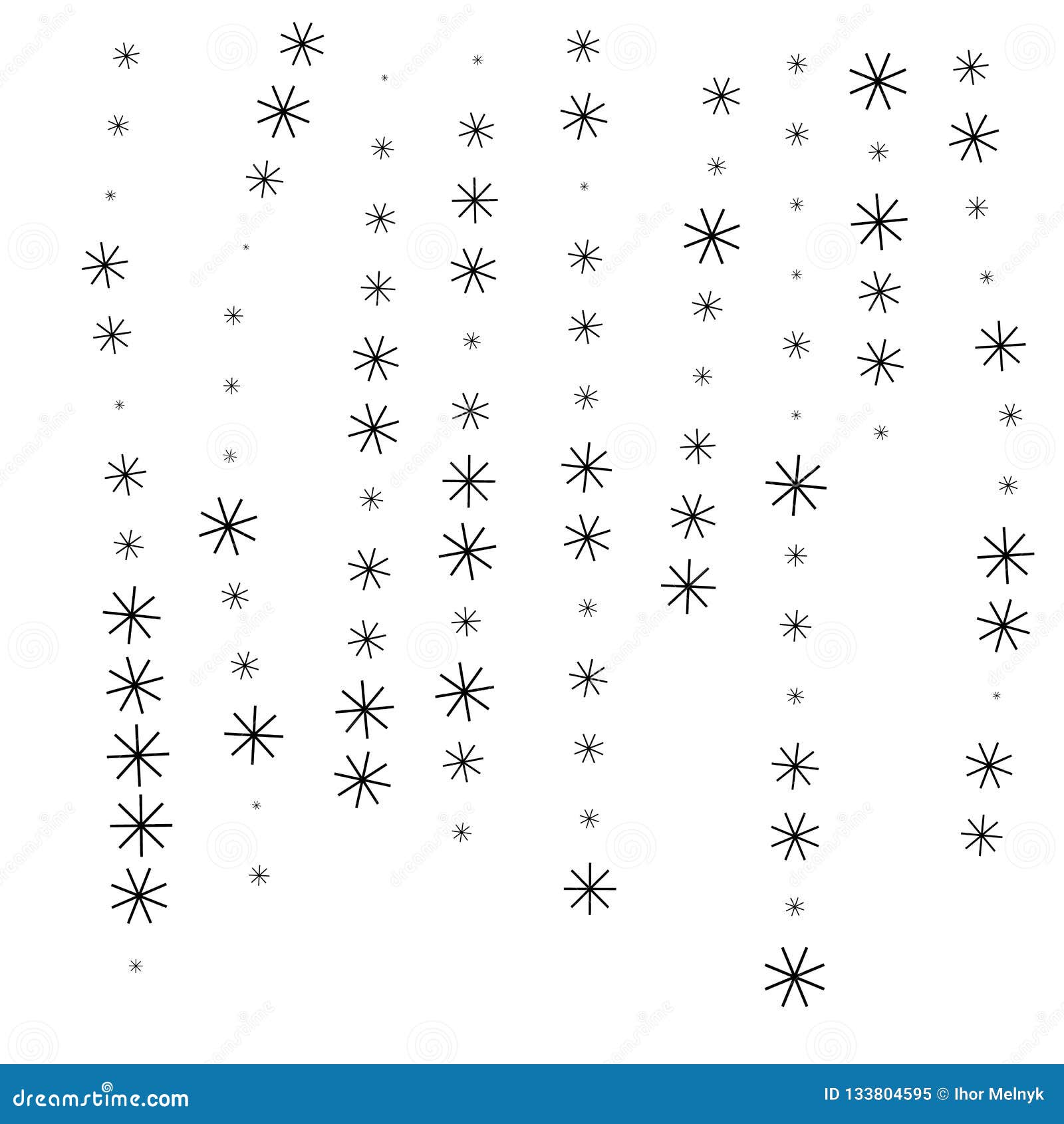 Wave snowflake stock vector. Illustration of abstract - 133804595
