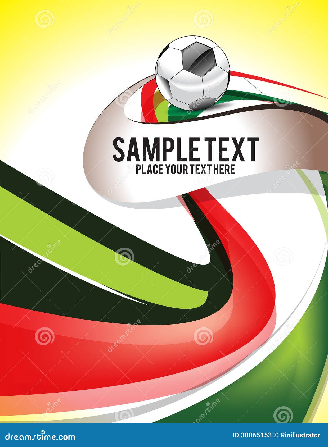 Wave Soccer Background stock illustration. Illustration of field - 38065153