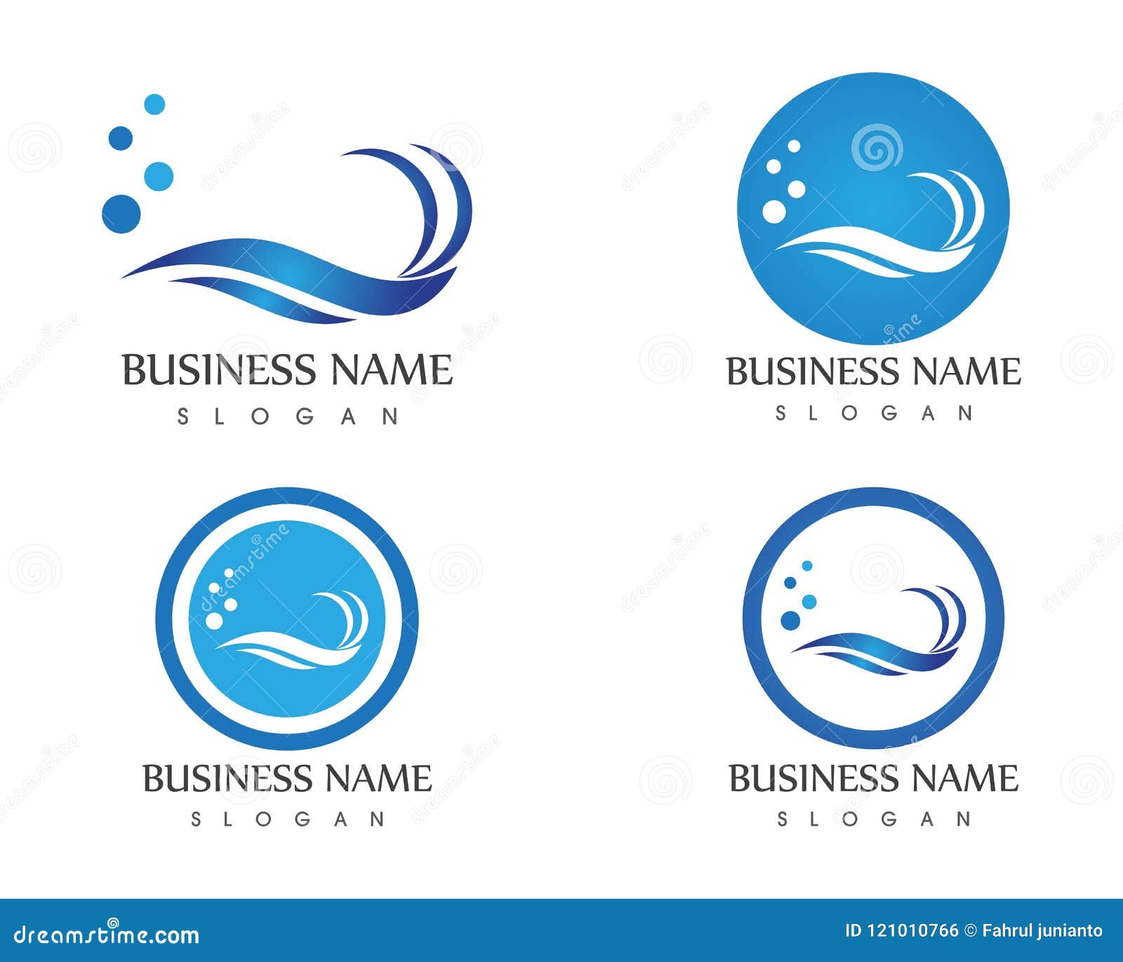 Wave Splash Icon Logo Vector Template Stock Illustration - Illustration ...
