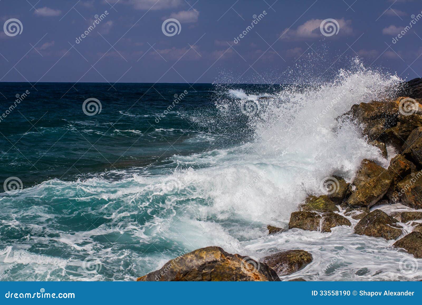 Wave with a splash stock photo. Image of blue, wave, excitement - 33558190