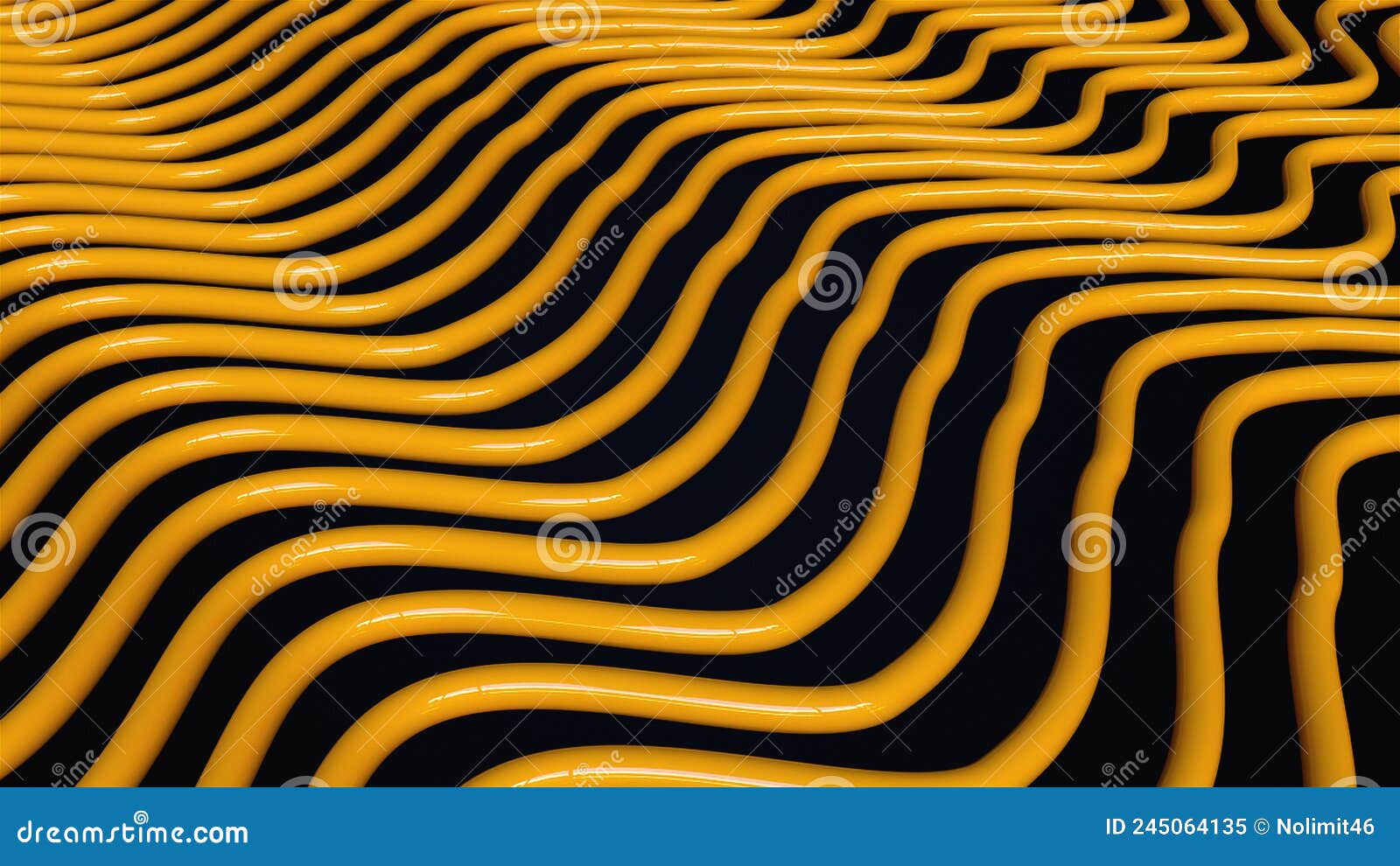 Wave splines stock illustration. Illustration of bright - 245064135