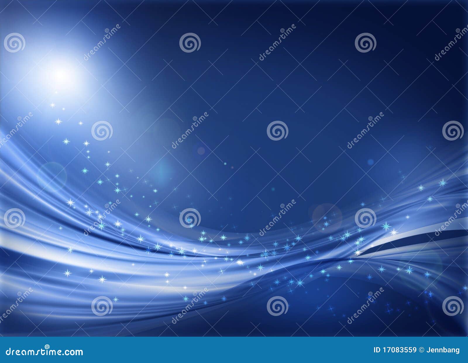 Wave stars stock illustration. Illustration of concept - 17083559