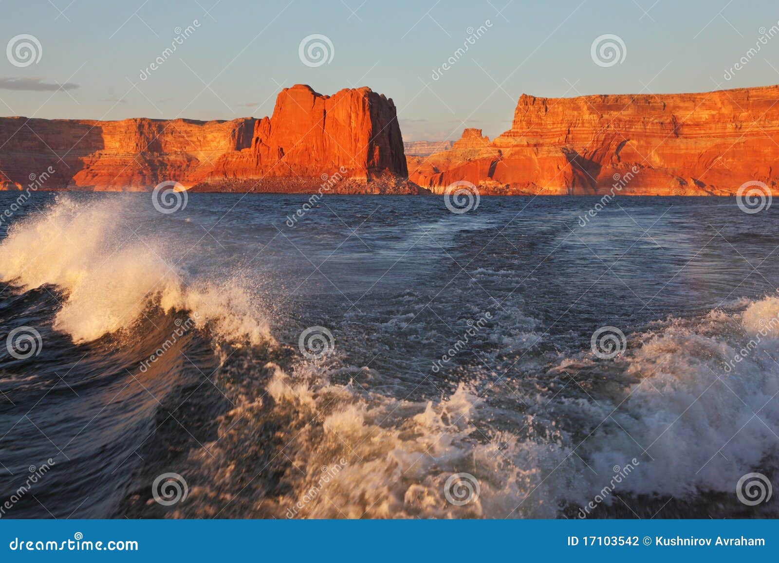 The Wave at the Stern of the Ship Stock Photo - Image of leisure, blue ...