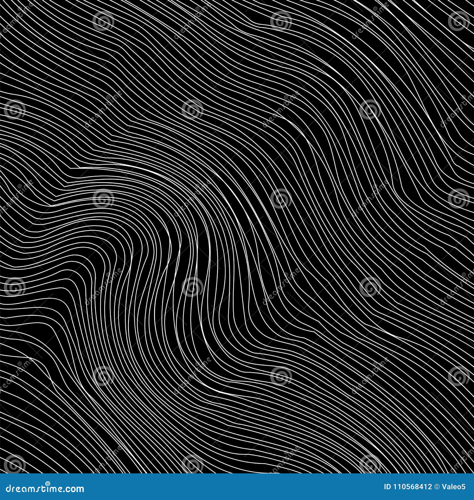Wave Stripe Background. Grunge Line Pattern Stock Vector - Illustration ...