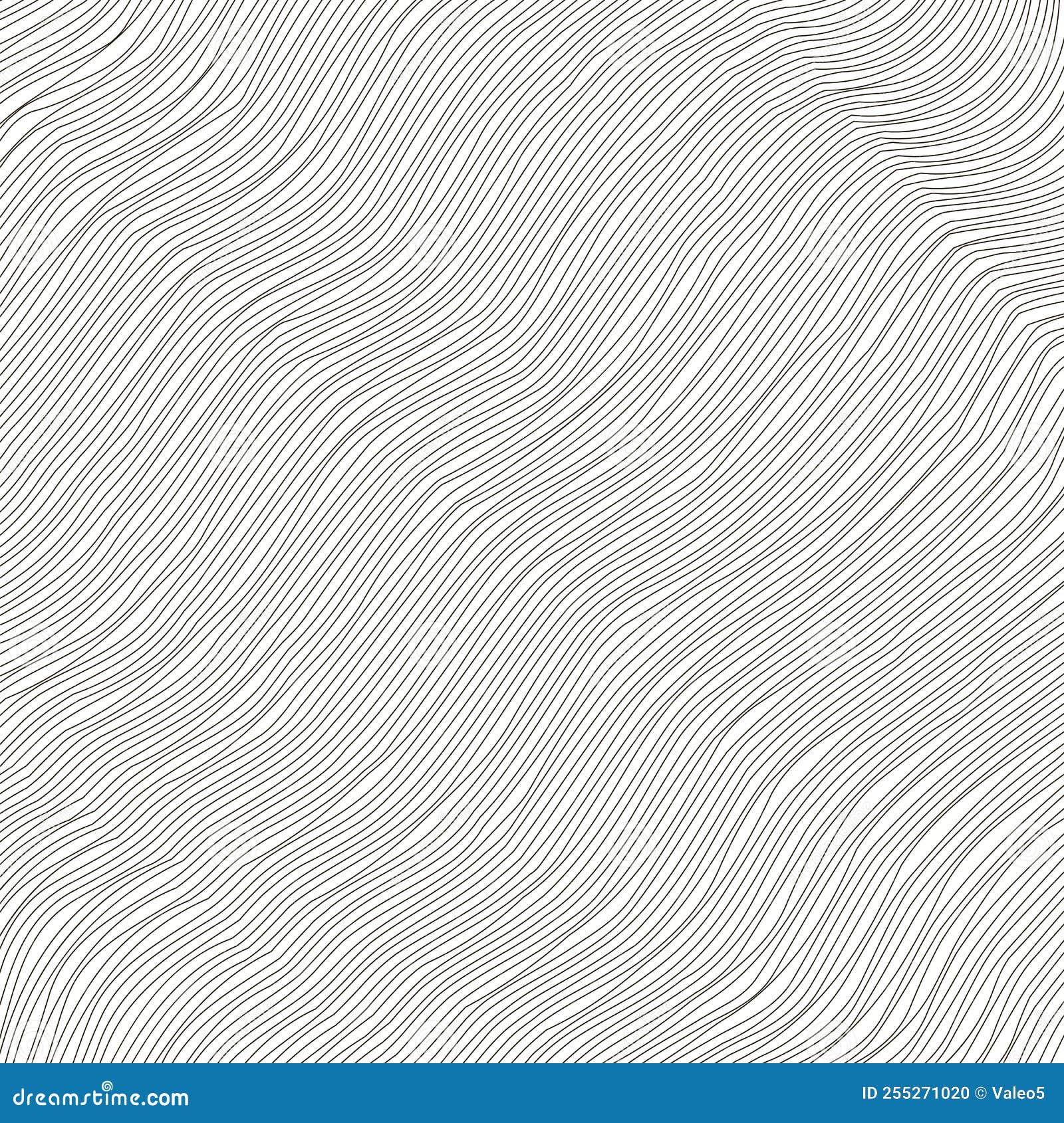 Wave Stripe Background. Grunge Line Textured Pattern Stock Vector ...