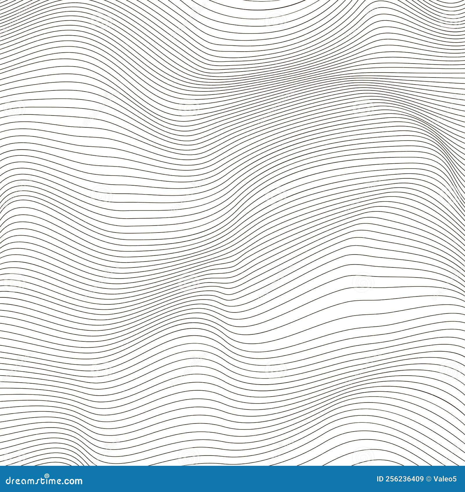 Wave Stripe Background. Grunge Line Textured Pattern Stock Vector ...