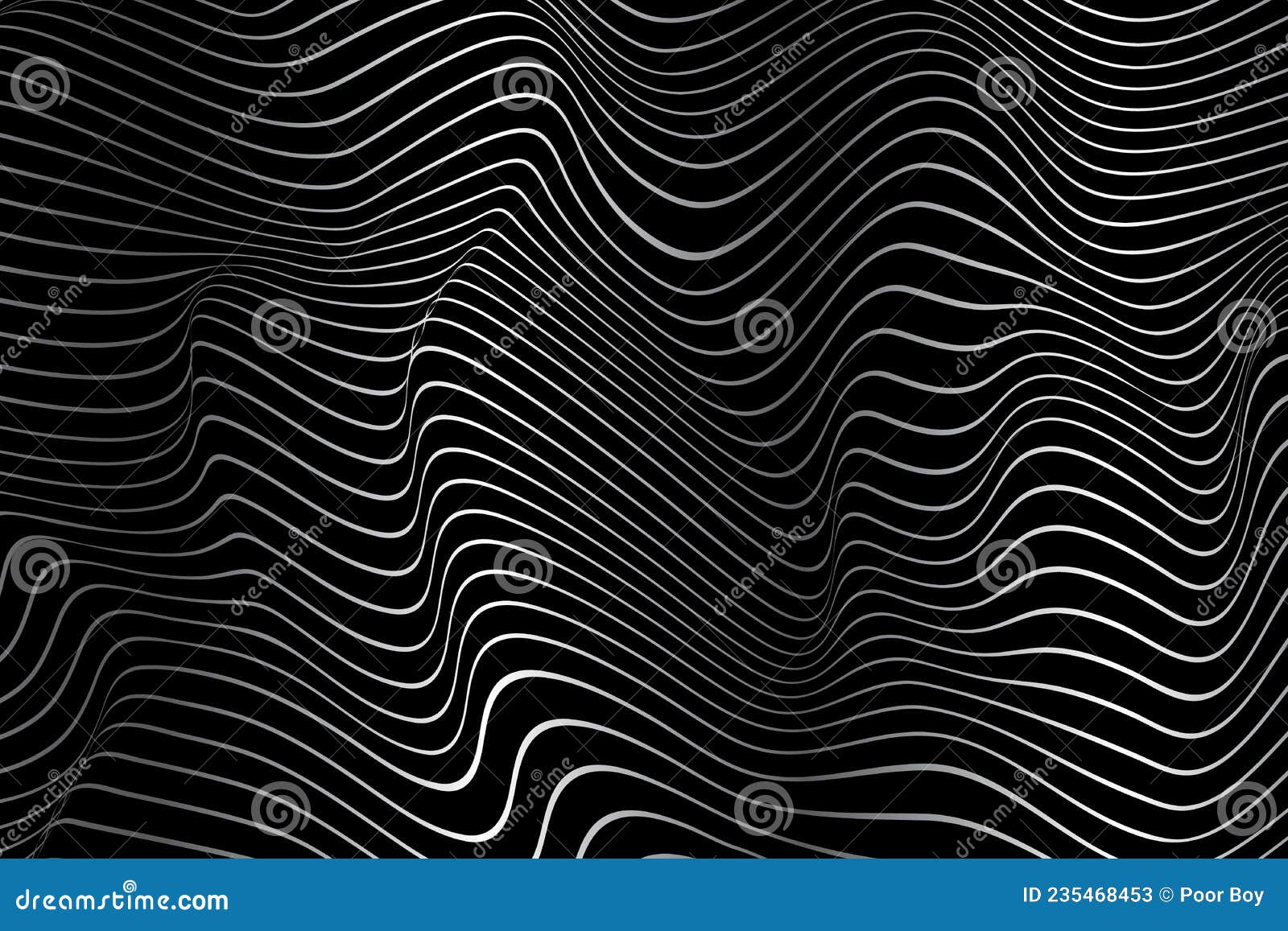 Wave Stripe Background - Simple Texture for Your Design. Stock Vector ...