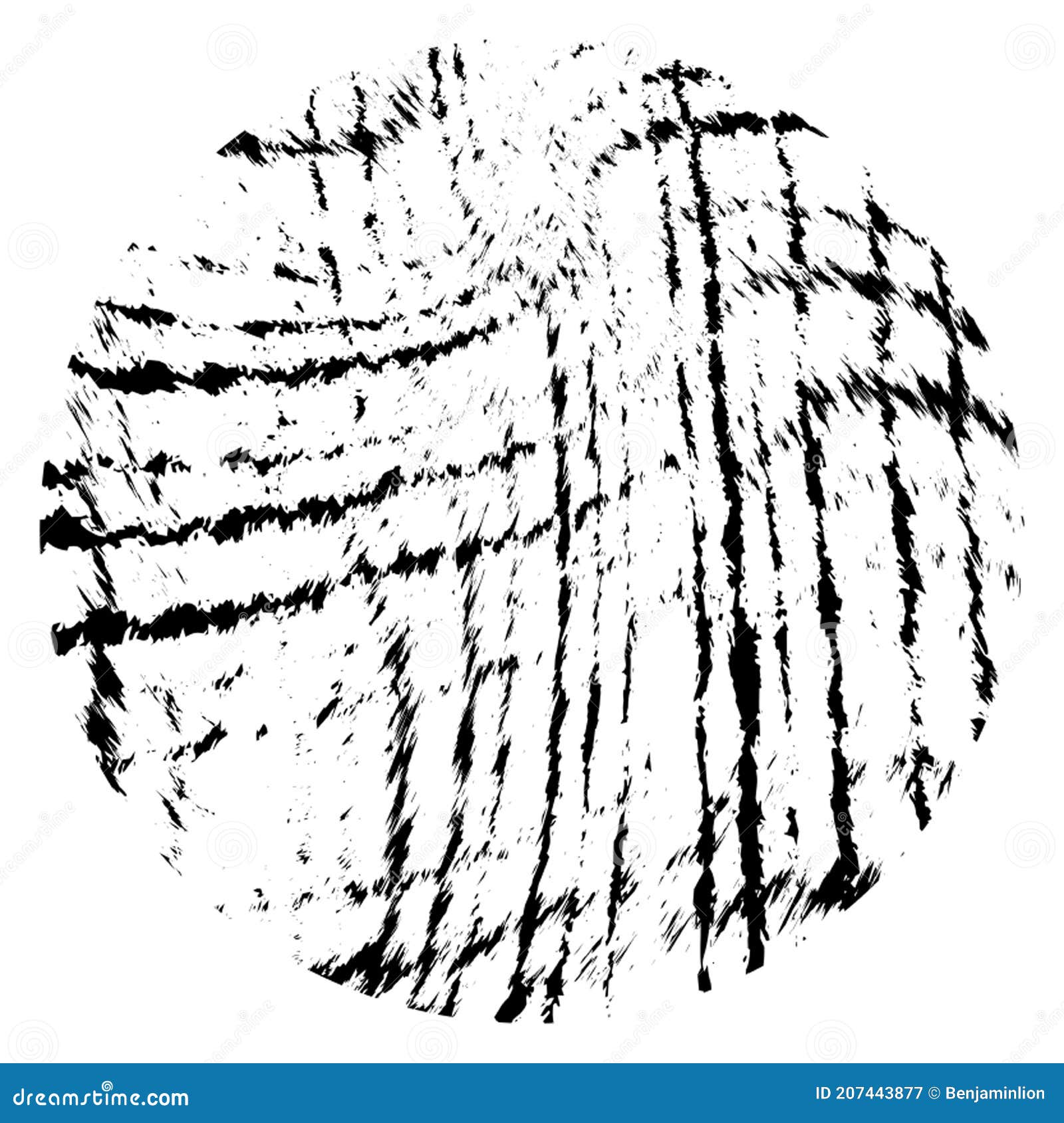 Distress Circular Overlay stock illustration. Illustration of pattern - 207443877