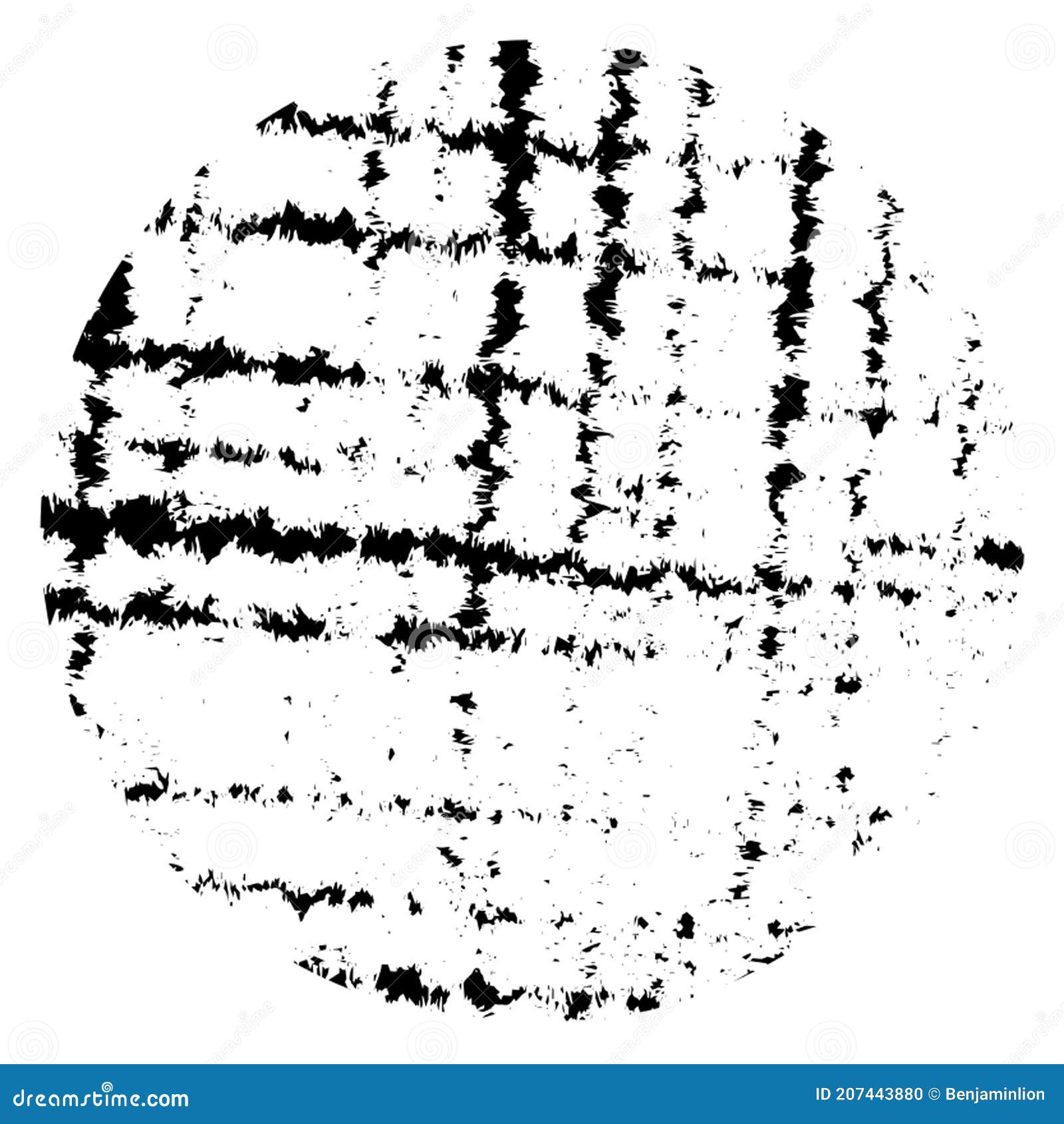 Distress Circular Overlay stock illustration. Illustration of circular - 207443880