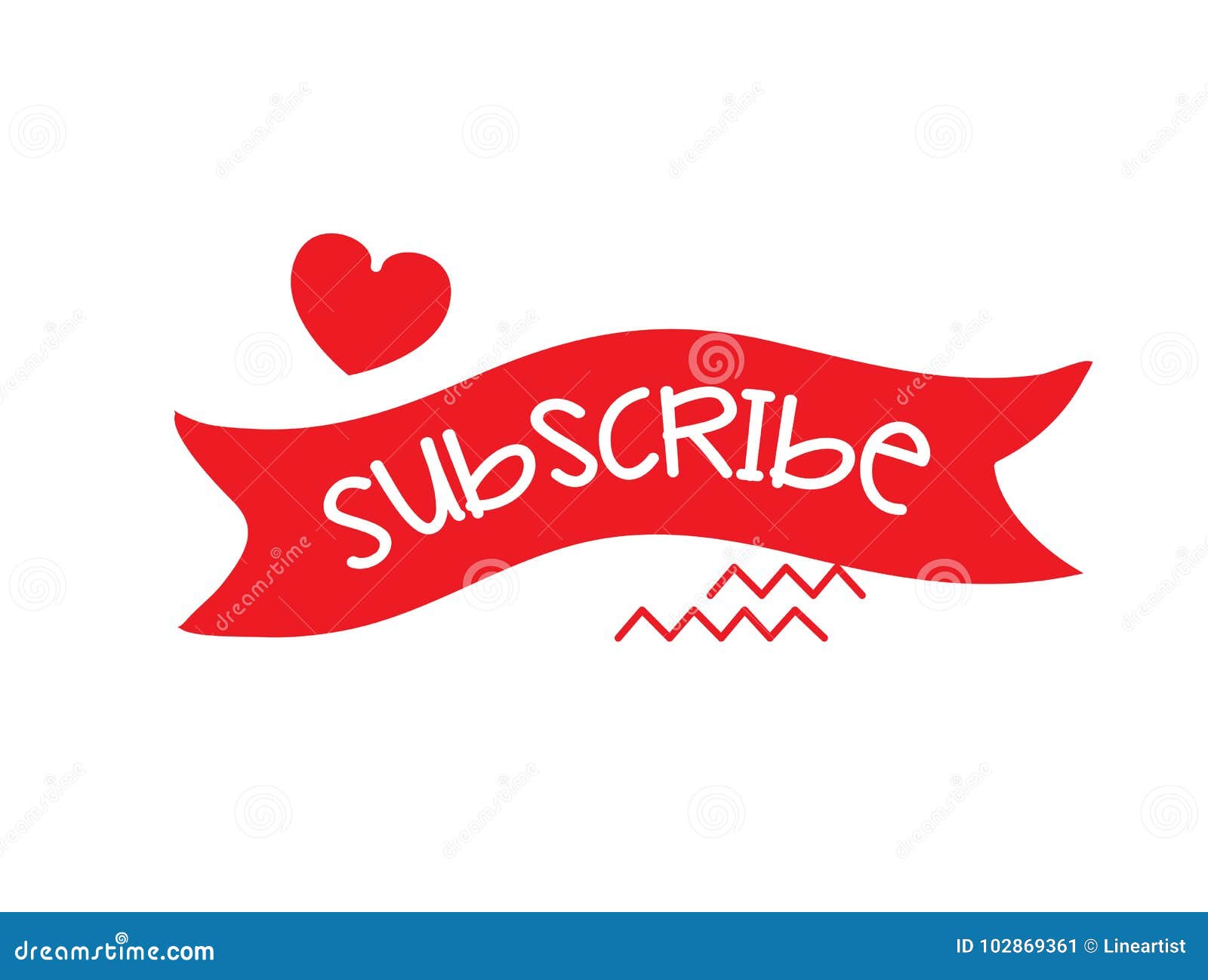 Wave Subscribe Banner Vector Stock Illustration - Illustration of ...