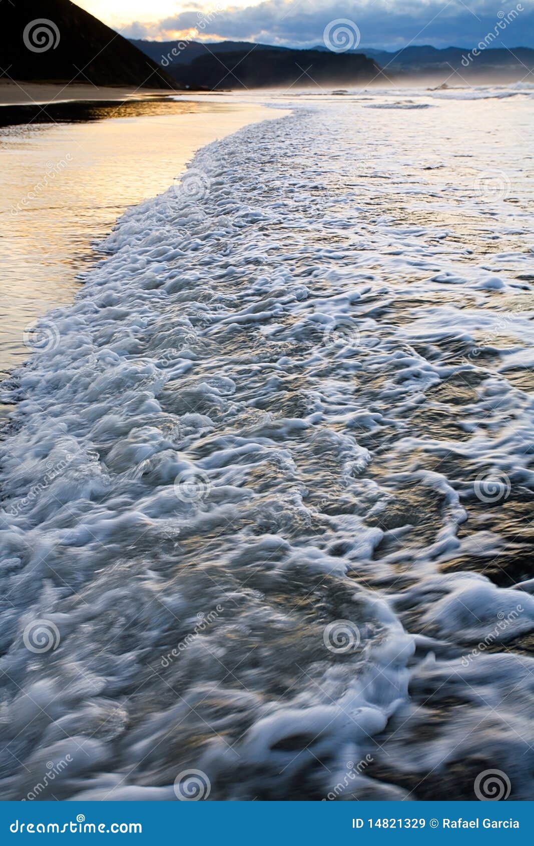 Wave in sunset stock image. Image of color, ocean, coast - 14821329