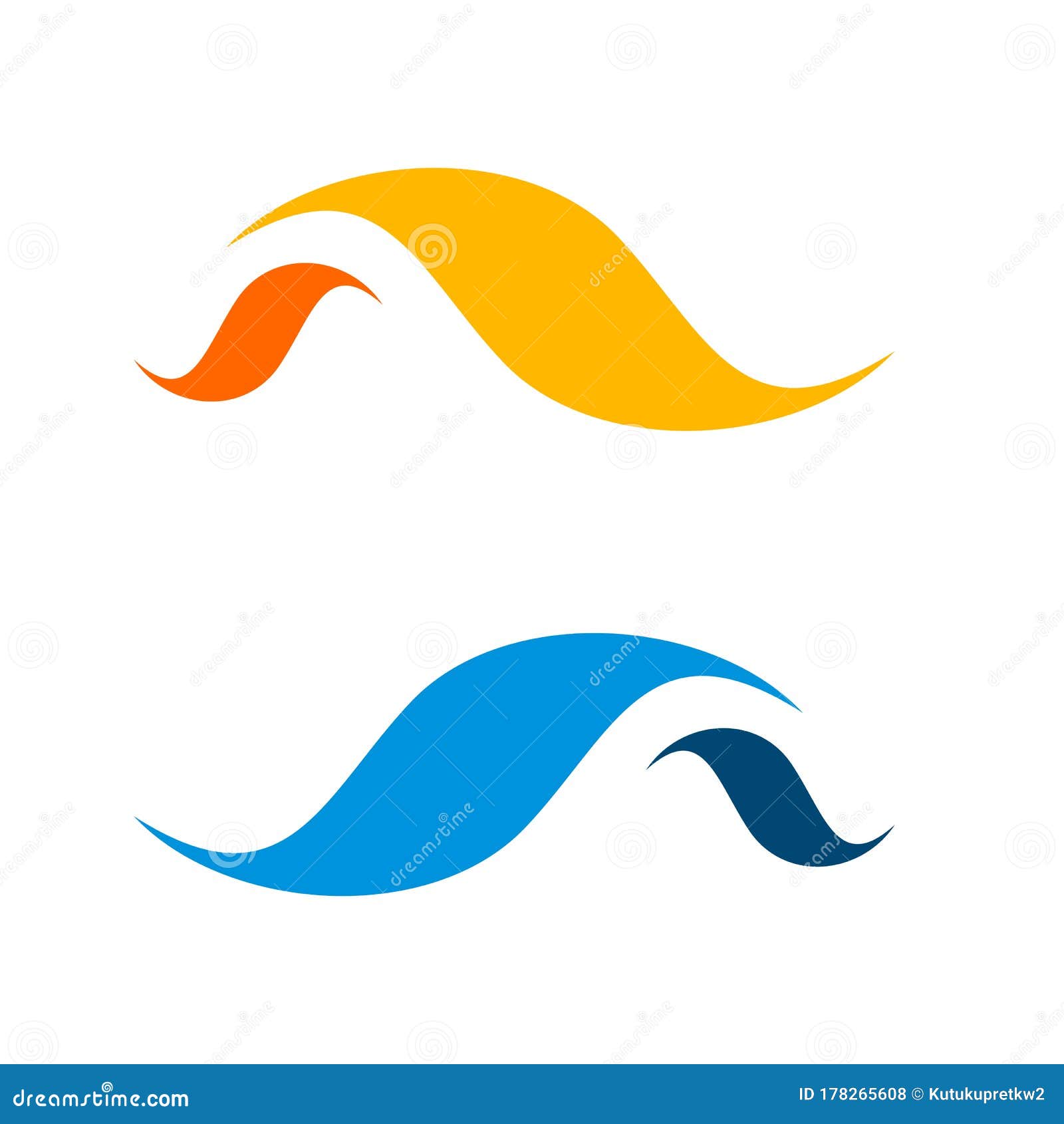 Wave Swoosh Logo Template Illustration Design. Vector EPS 10 Stock ...