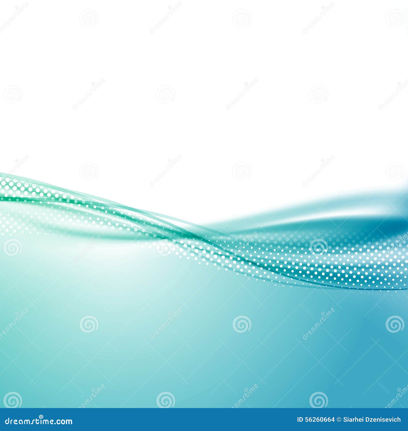 Wave Swoosh Smooth Border Line Blue Background Stock Vector ...