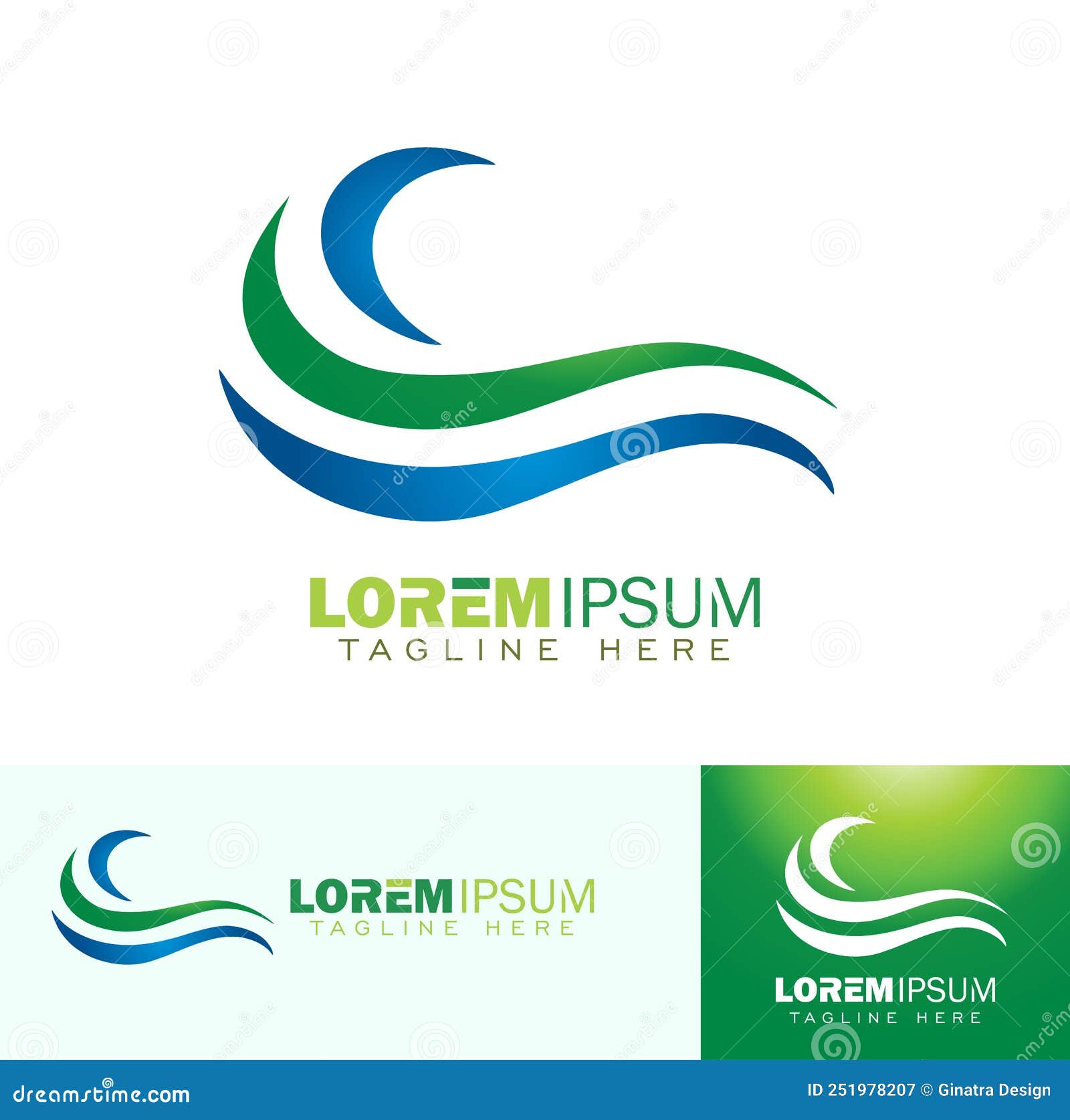 Wave Swoosh Symbol Logo Sign Stock Vector - Illustration of color ...