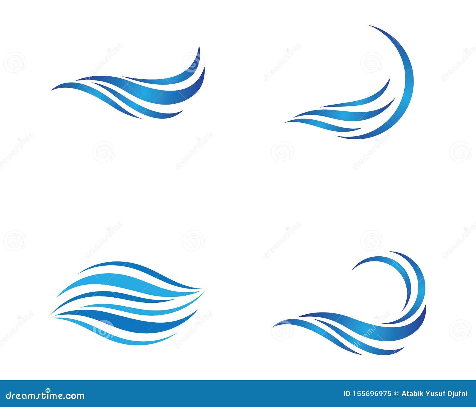 Wave Symbol Vector Illustration Design Stock Vector - Illustration of ...