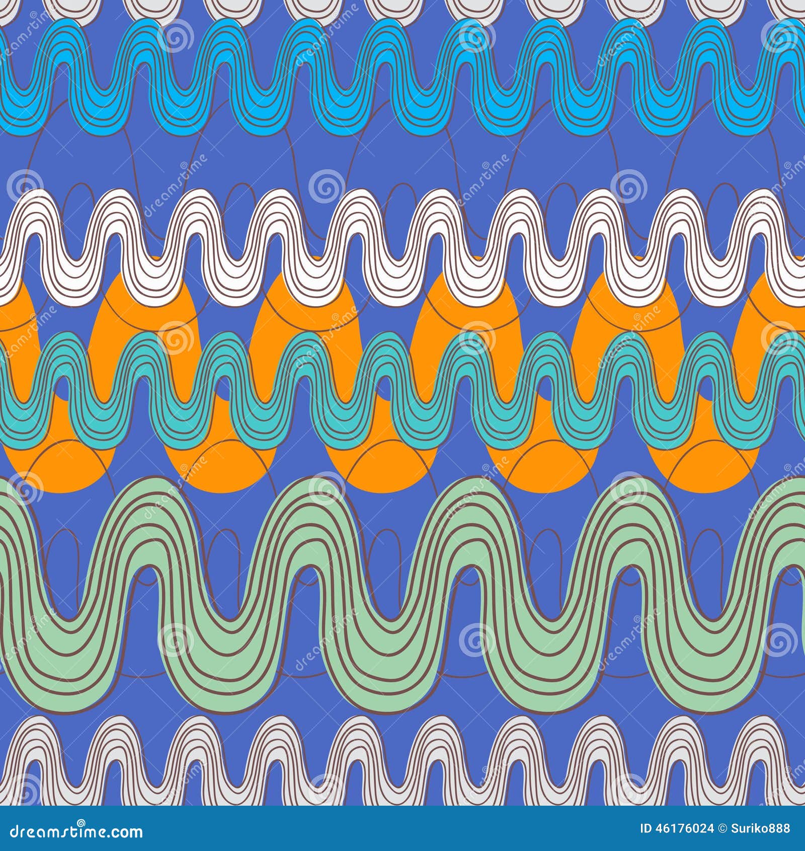 Wave texture stock illustration. Illustration of ornamental - 46176024