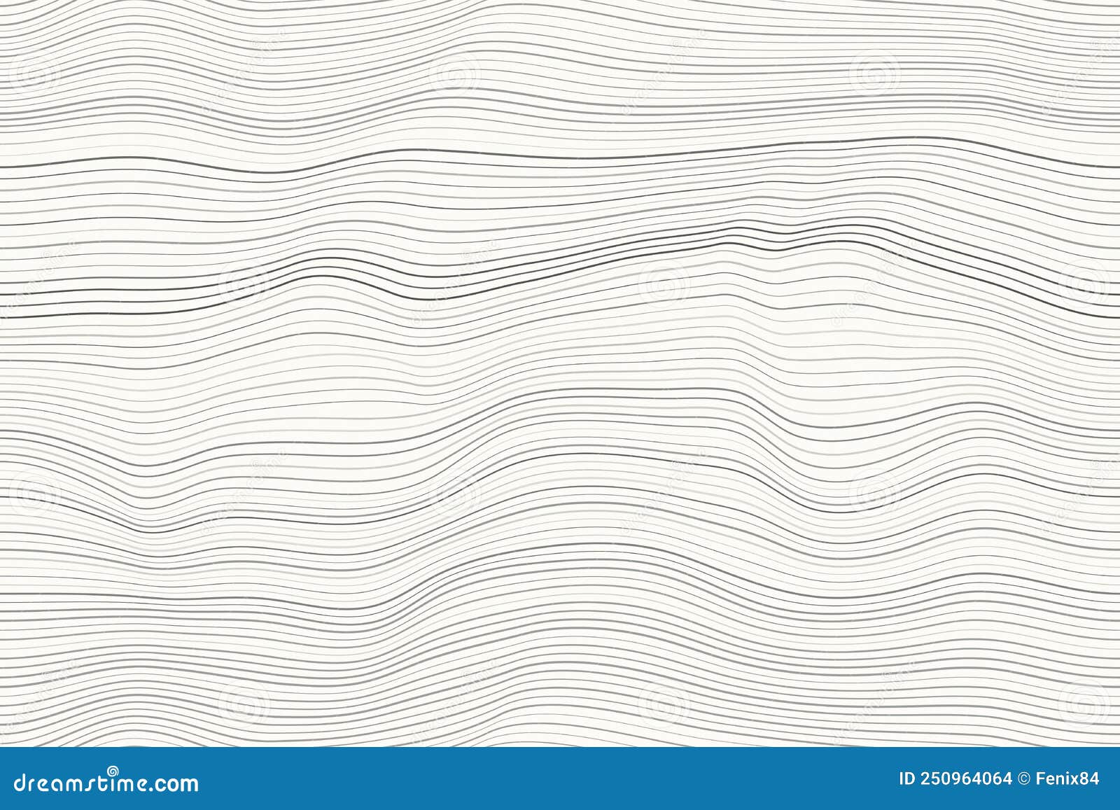 Wave Texture. Seamless Vector Pattern with Smooth Transition between ...
