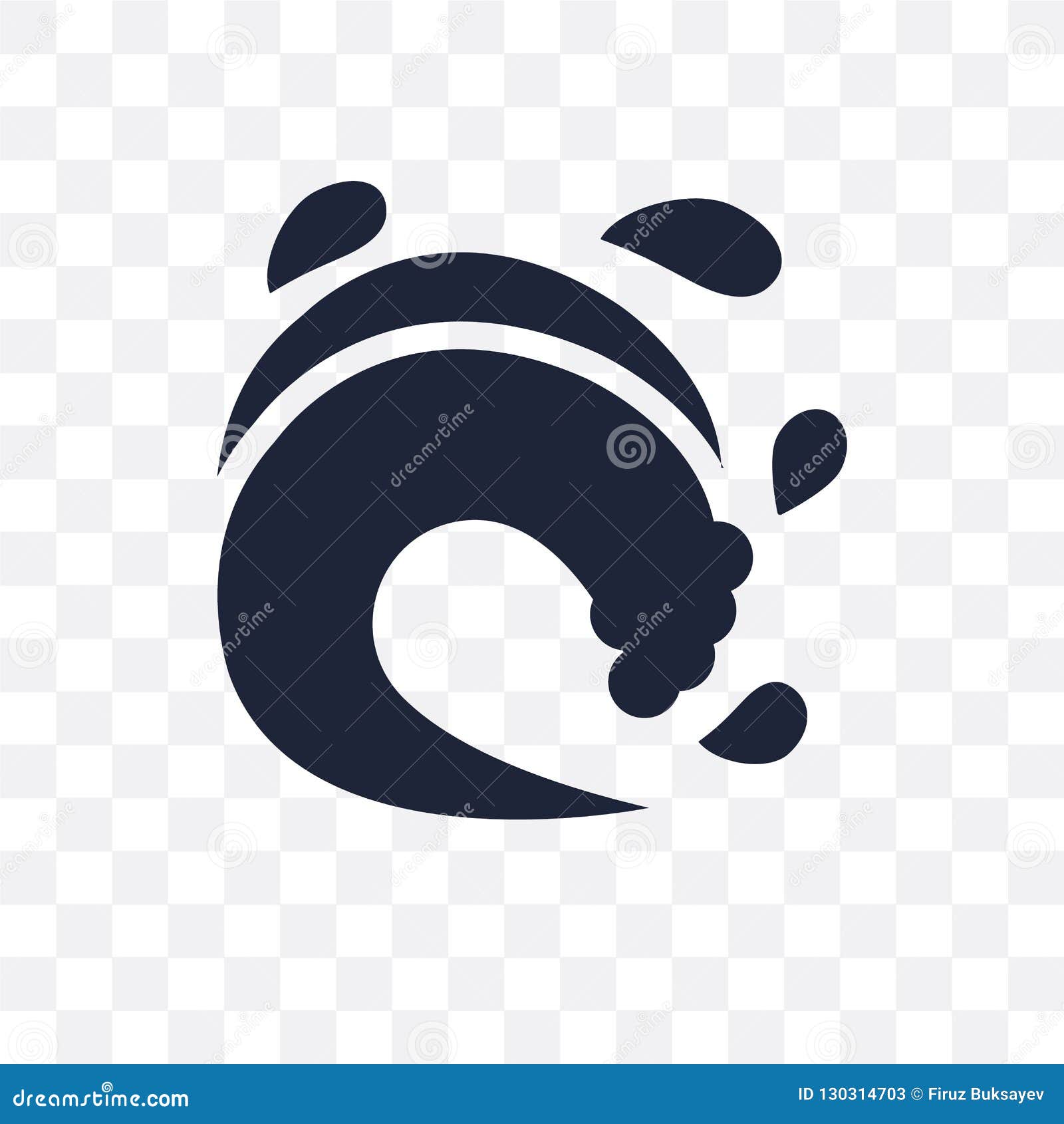 Wave Transparent Icon. Wave Symbol Design from Summer Collection Stock ...