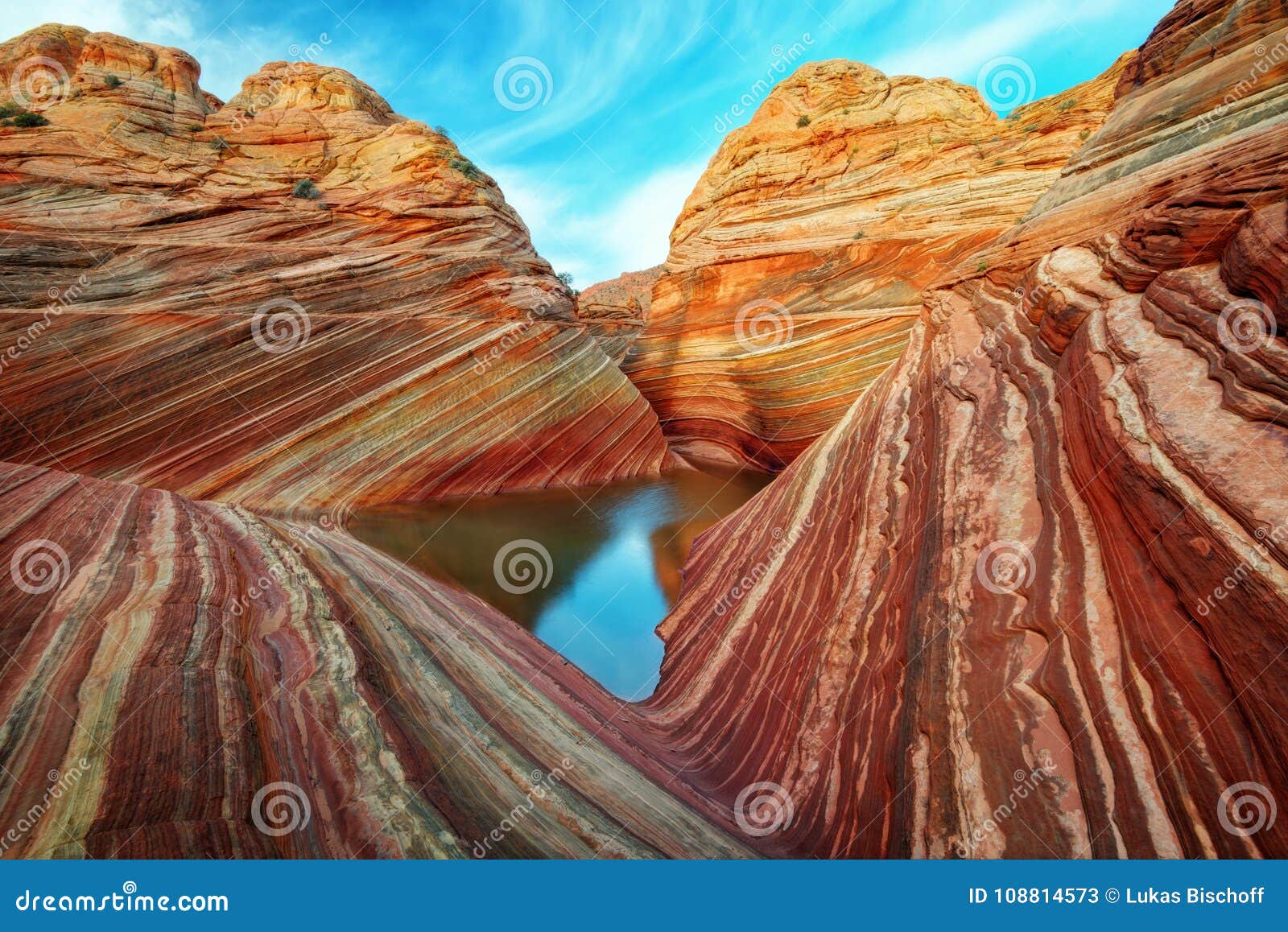 The Wave Utah stock image. Image of flooded, hiking - 108814573