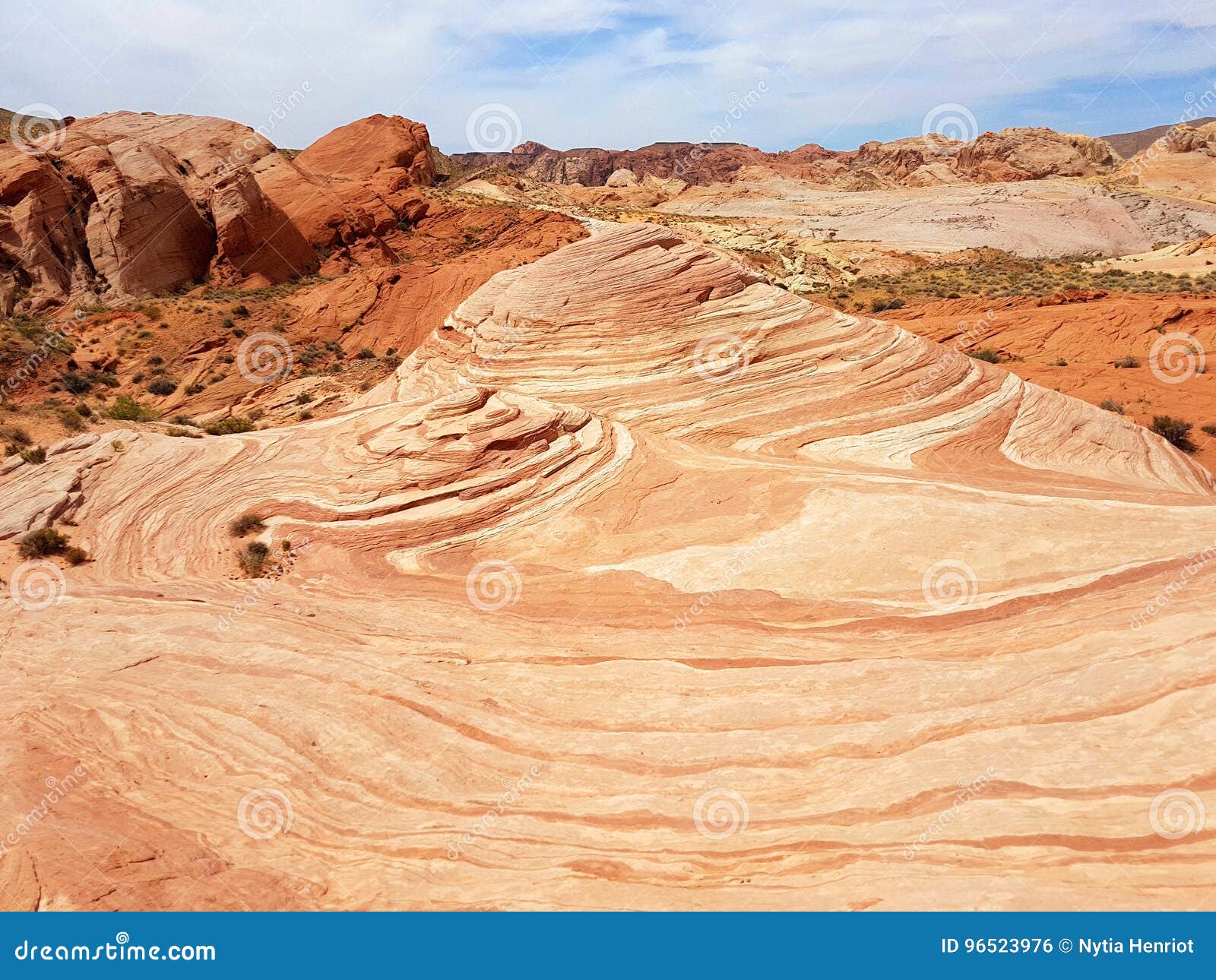 The Wave, Valley of Fire stock photo. Image of landscape - 96523976