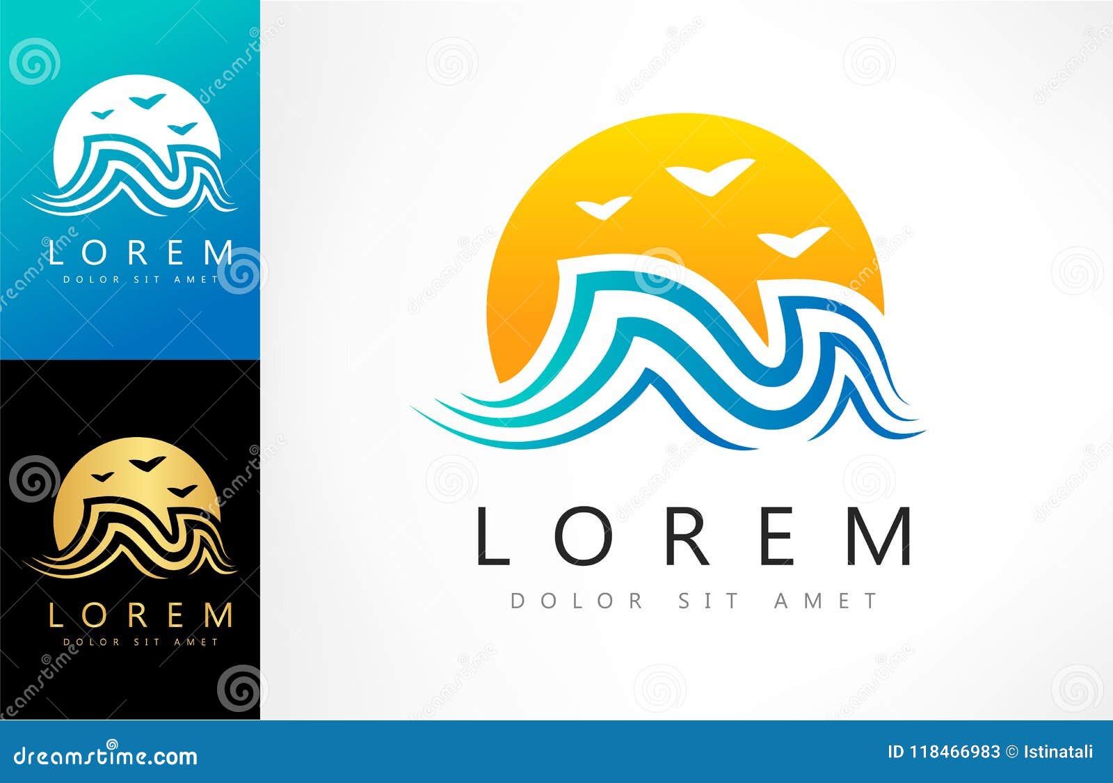 Wave vector logo stock vector. Illustration of wave - 118466983