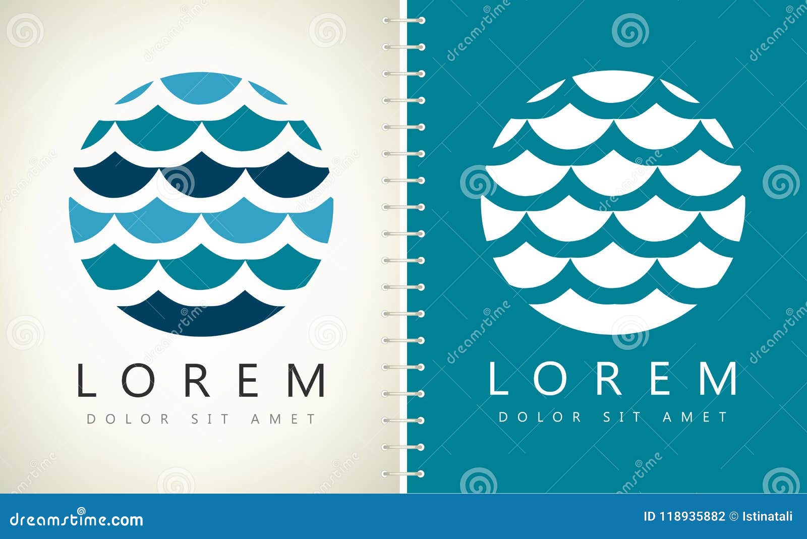 Wave vector logo stock vector. Illustration of pattern - 118935882