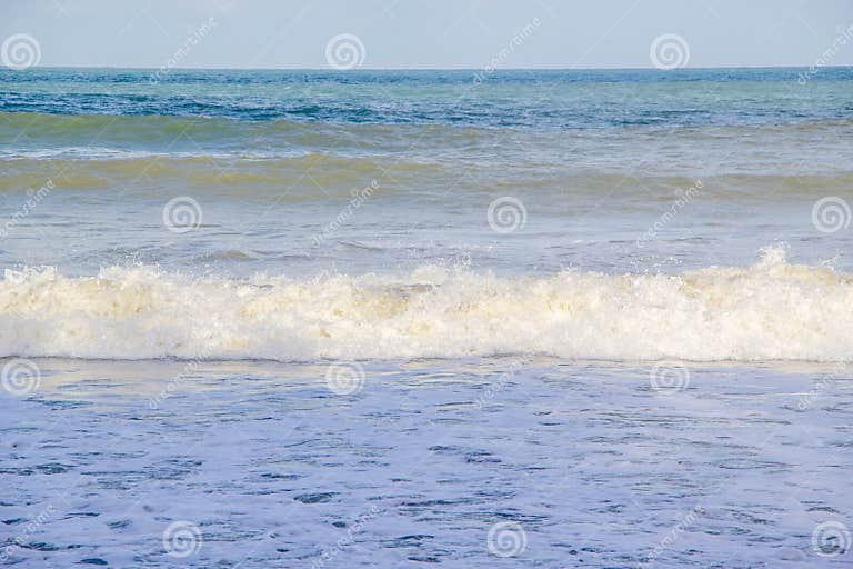 Wave wash in the sea stock image. Image of relax, nature - 232733265