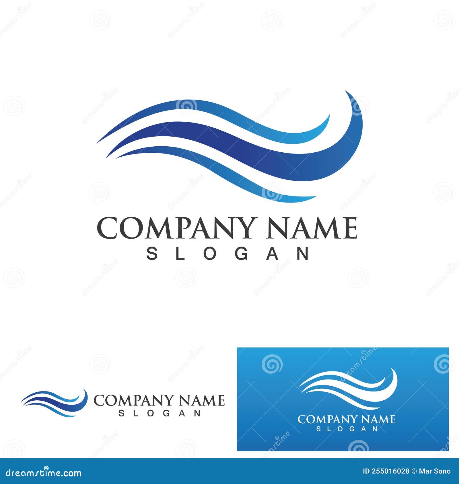 Wave water beach logo stock illustration. Illustration of graphic ...
