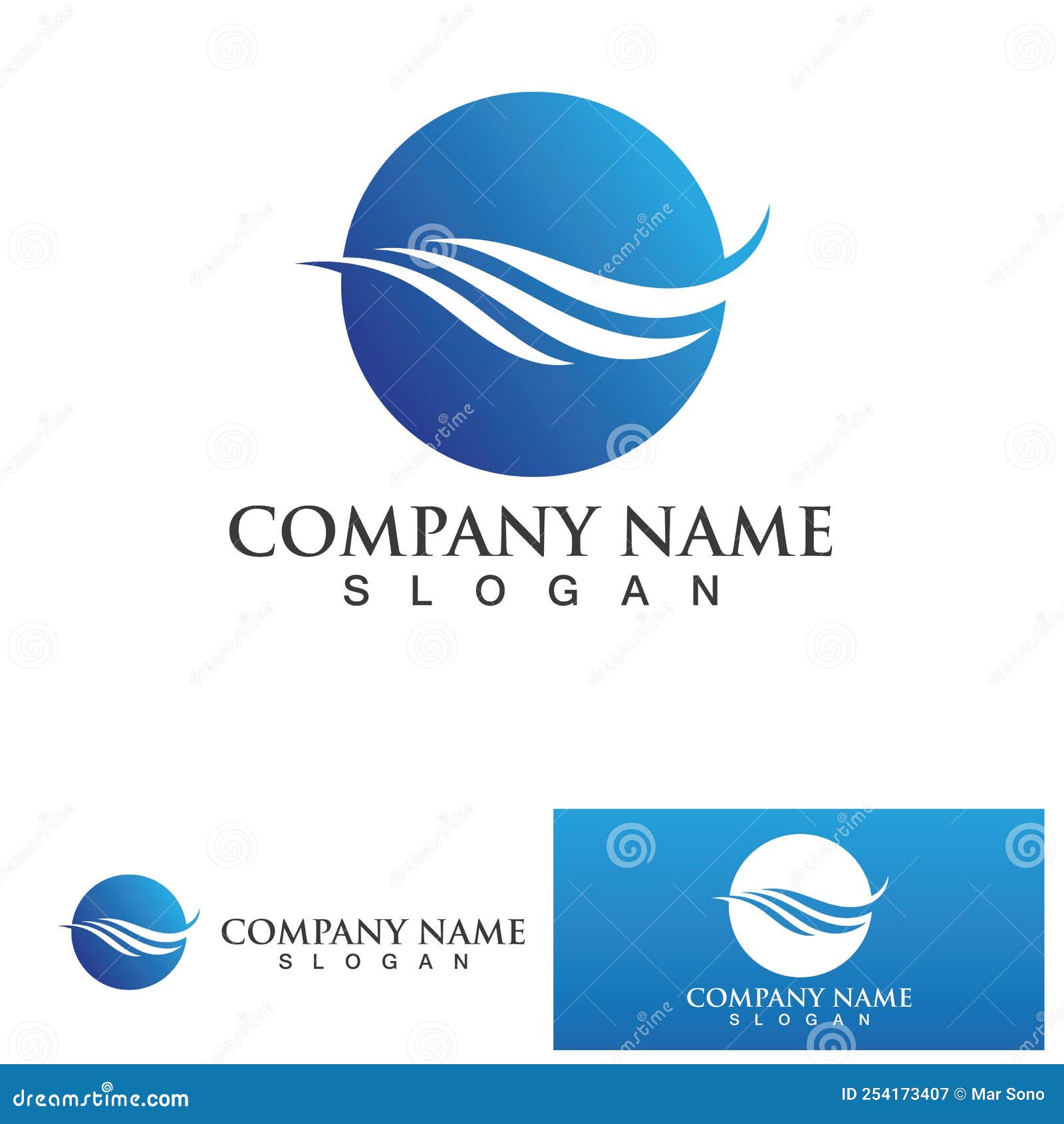 Wave Water Beach Logo and Symbol Vector Illustration Stock Vector ...