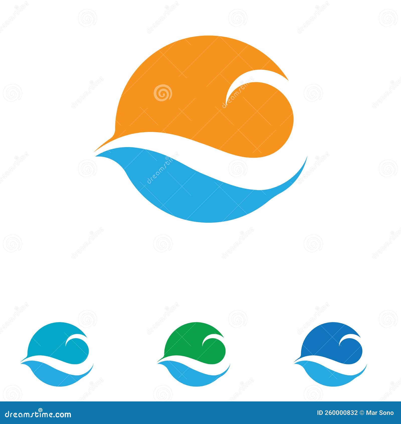 Wave Water Beach Logo Vector Stock Vector - Illustration of design ...