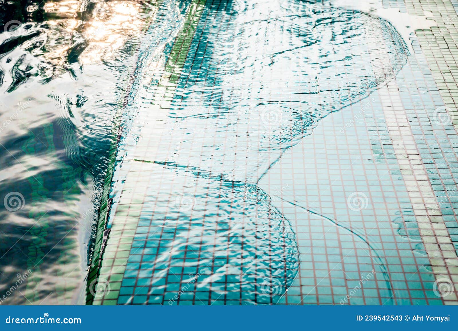 Wave of Water in Warter Pool Stock Image - Image of ripple, lifestyle ...