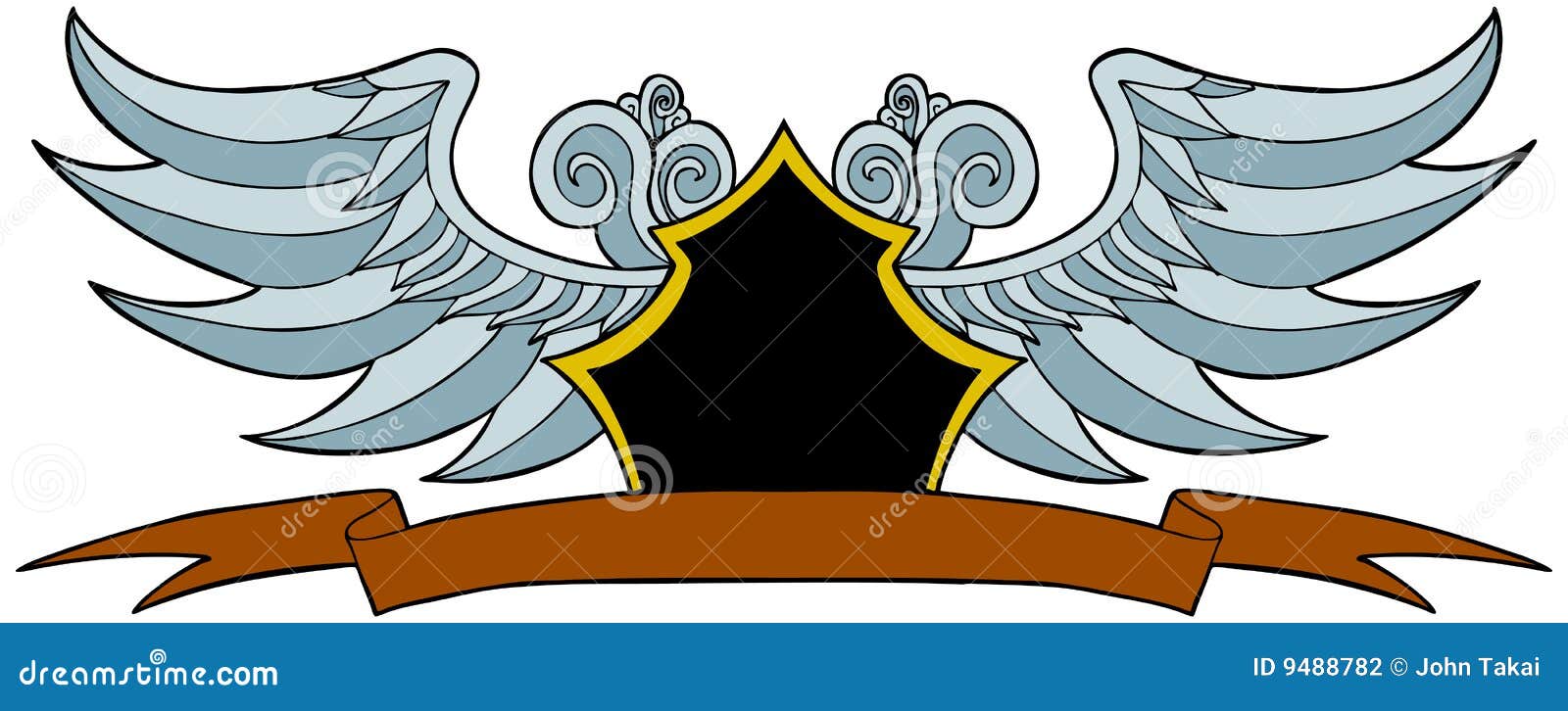 Wave Wind Crest stock vector. Illustration of space, curl - 9488782