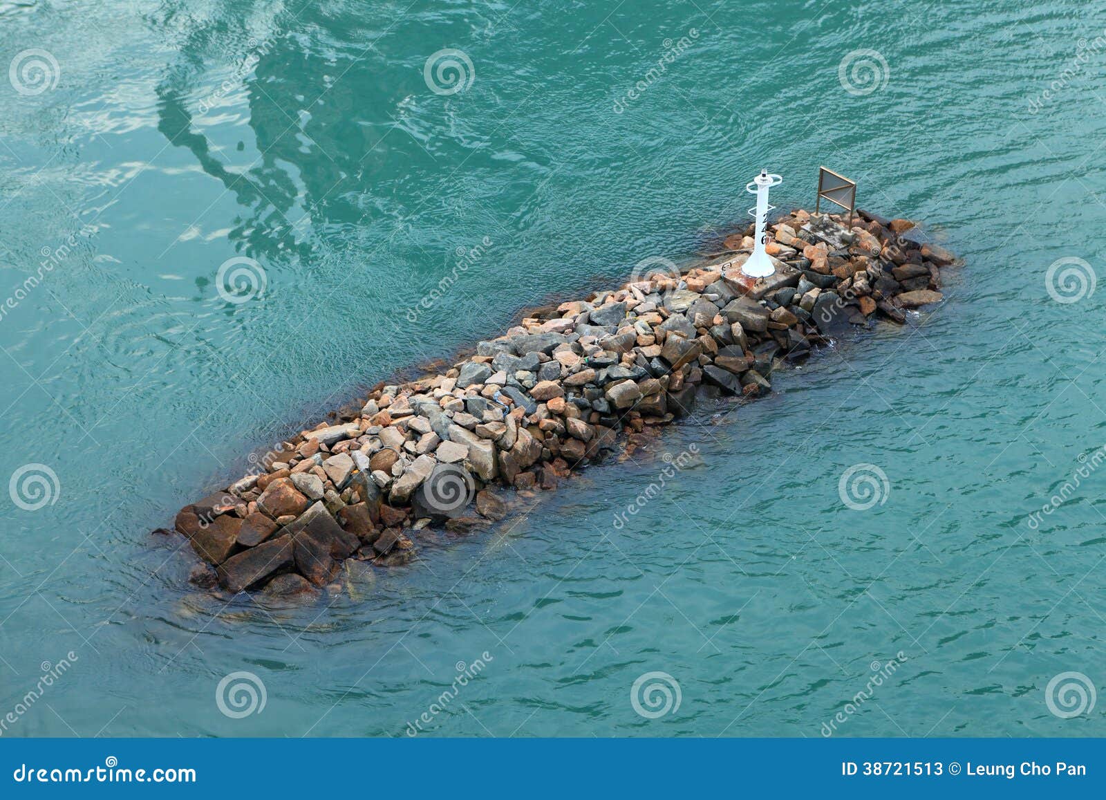 Wavebreaker stock image. Image of breaker, seascape, shore - 38721513