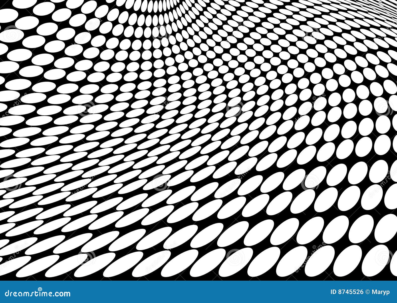 Waved dots stock vector. Illustration of techno, artistic - 8745526