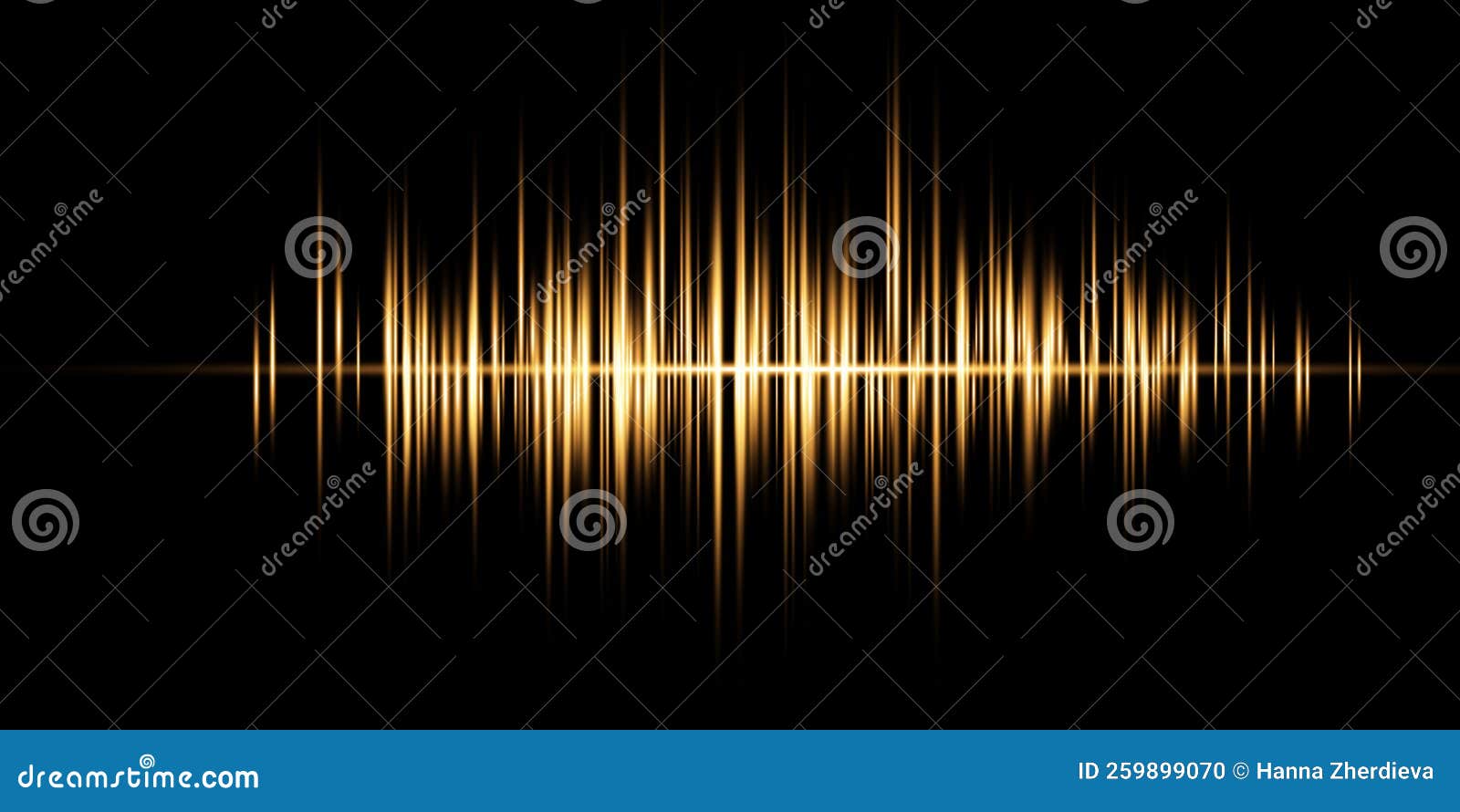Waveform of the Frequency and Spectrum of the Audio Track on a Black ... Waveform of the Frequency and Spectrum of the Audio Track on a Black ...