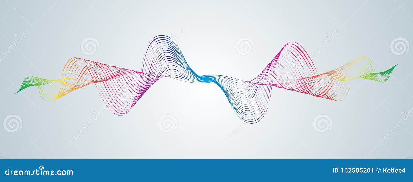 Rainbow Soundwave With Black Background Stock Image | CartoonDealer.com ...