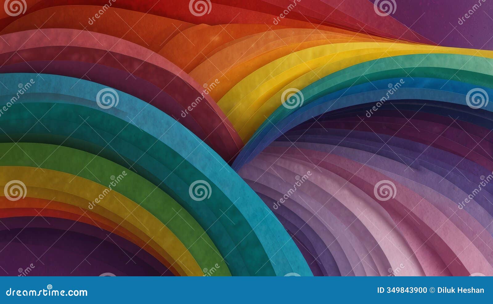 Waveform Smooth Curved Lines Abstract Design Element Technological ...