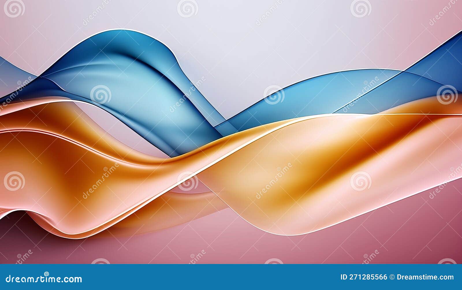 Waves Abstract Background Gradient Color. UI UX Design. Stock ...