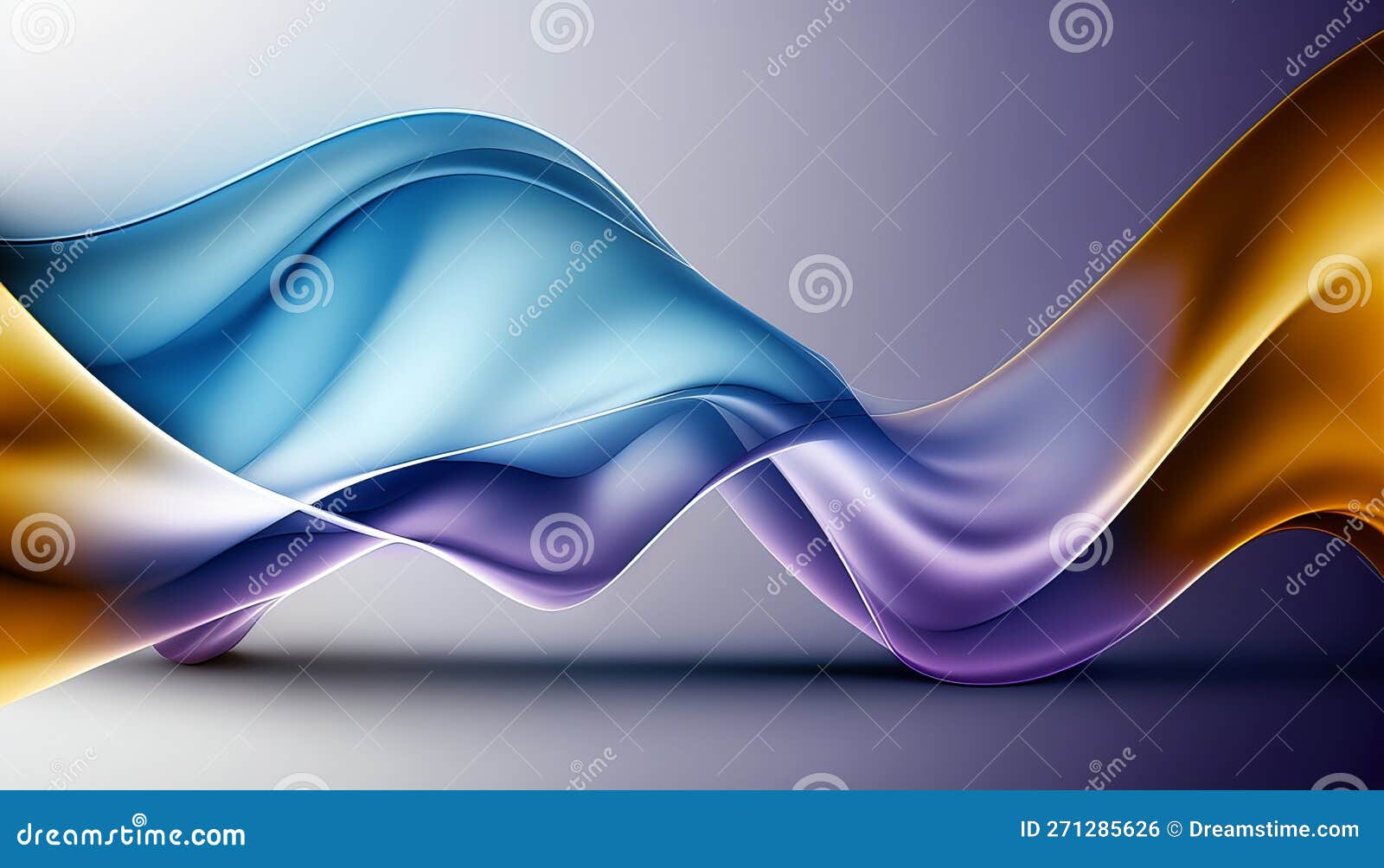 Waves Abstract Background Gradient Color. UI UX Design. Stock ...