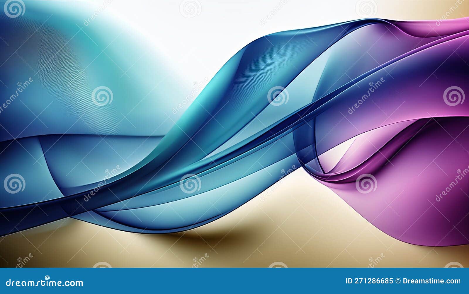 Waves Abstract Background Gradient Color. UI UX Design. Stock ...