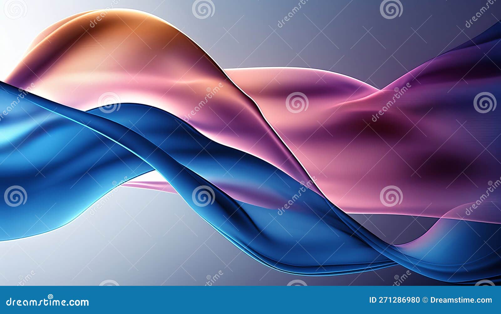 Waves Abstract Background Gradient Color. UI UX Design. Stock ...