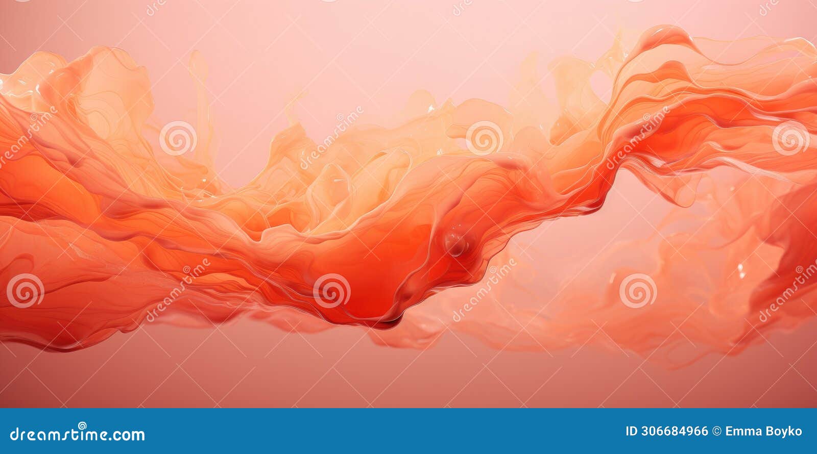 Waves of Abstract Peach Paint, Color, Splashes in 2024 Color ...