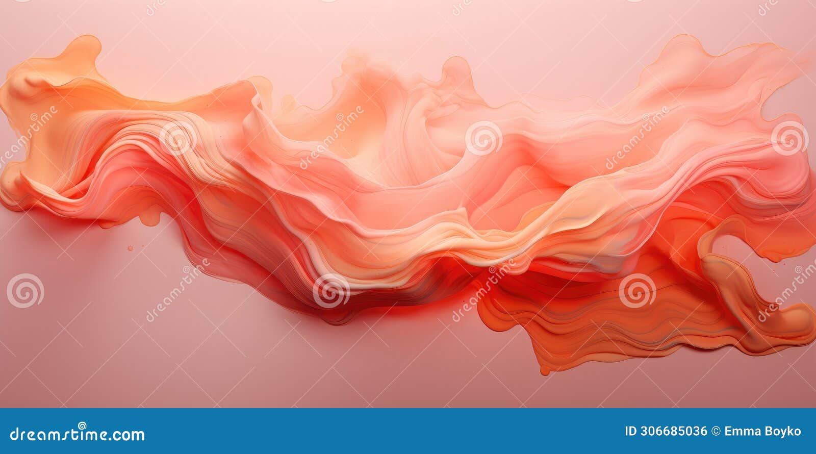 Waves of Abstract Peach Paint, Color, Splashes in 2024 Color ...