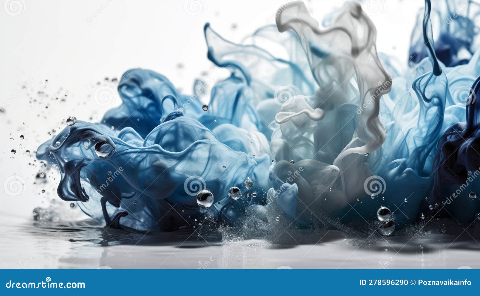 Waves with Abstract White on Soft Light Background. Modern Futuristic ...