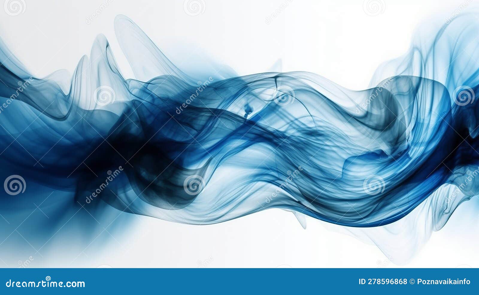 Waves with Abstract White on Soft Light Background. Modern Futuristic ...